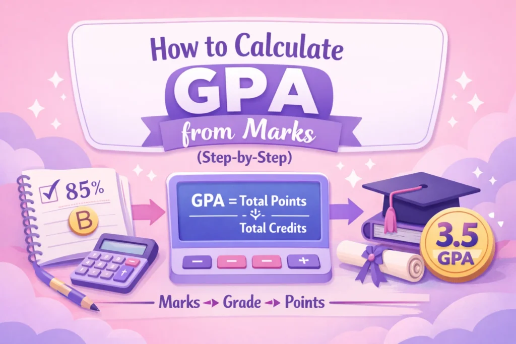 How To Calculate GPA From Marks (Step-by-Step Guide)